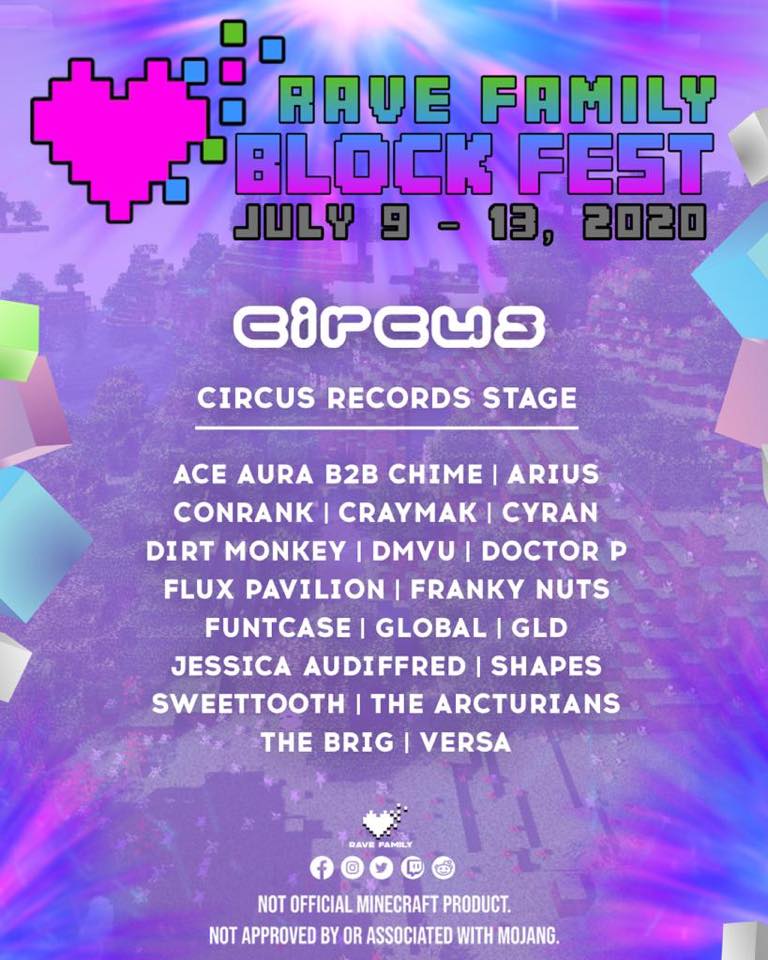 Rave Family Block Fest - Circus Records Set Times | showfomo ...